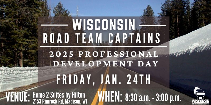 2025 WI Road Team Captains Development Day - Wisconsin Motor Carriers ...